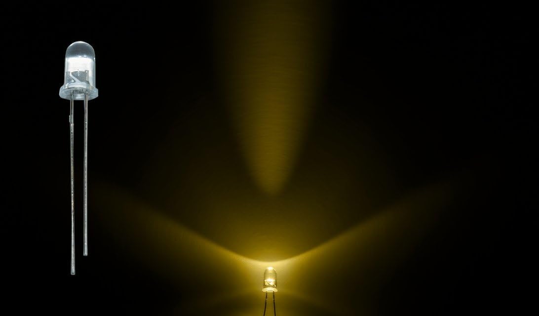 ProGoods 50x LED 5mm gelb rund|radial bedrahtete Leuchtdiode ...