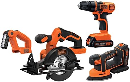 Black Decker 20v Max Powerconnect Cordless 4 Tool Combo Kit
