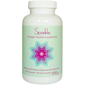 Amazon.com: Sparkle Collagen Peptide Supplement Orange Flavor Powder ...