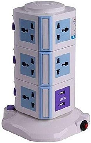 Universal Socket 4 USB 3m long Vertical Power Socket Multi function ...