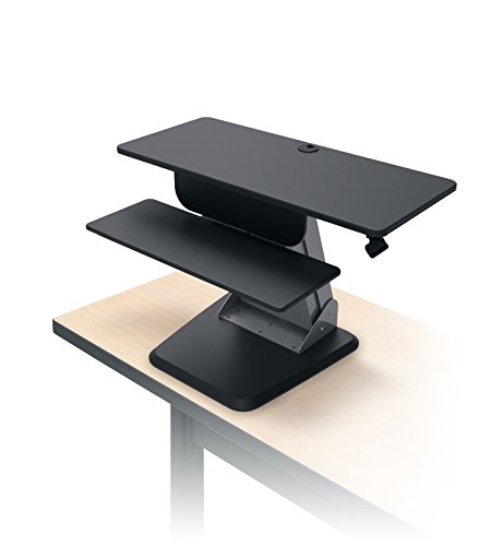Amazon.com: Balt Desktop Sit to Stand Workstation, XL Dual Monitor ...