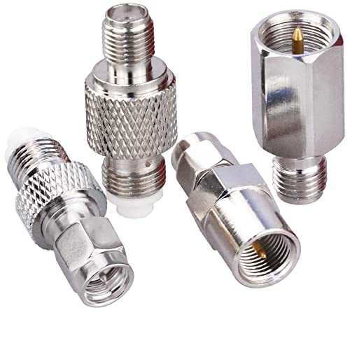 TUOLNK 4 Type Set SMA to FME 4G Antenna Adapter Kit SMA to FME Coaxial ...