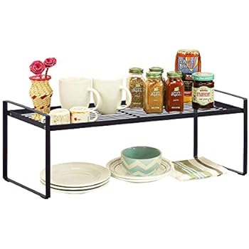 Amazon.com: NEX Kitchen Cabinet And Counter Shelf Organizer, Expandable ...