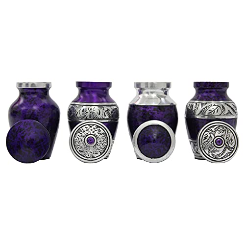 Solace Forever Mini Cremation Keepsake Urns for Human Ashes - Beautiful ...
