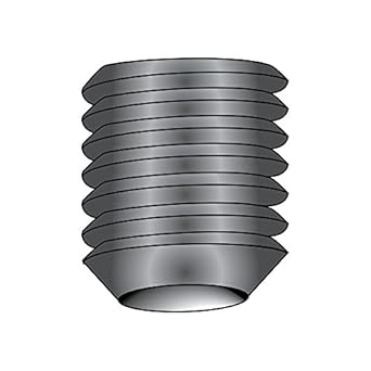 Alloy Steel Set Screw, Black Oxide Finish, Meets ISO 4029, Hex Socket ...