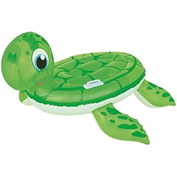 Amazon.com: H2OGO! Turtle Ride On Inflatable Pool Float: Toys & Games