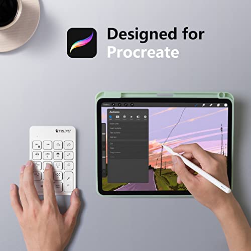 Frunsi Wireless Keyboard for Procreate, Drawing Keyboard for Ipad ...