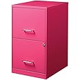 Amazon.com : Scranton & Co 2 Drawer File Cabinet in Pink : Office Products