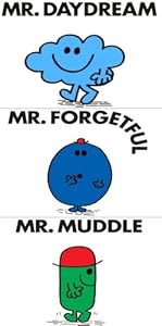 MR MEN - Set Of 3 Fridge Magnets - MR DAYDREAM, MR MR FORGETFUL & MR ...
