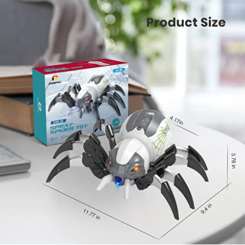 DEERC Remote Control Spider, Realistic Robot Spider with Spray and ...