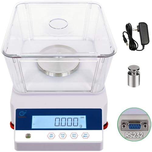 RUISHAN Lab Analytical Balance 500g X 0.001g High Precision Lab Scale ...