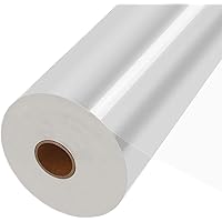 Clear Cellophane Wrap Roll (31.5 in x 110 ft) - Cellophane Roll - Clear Wrapping Paper to Wrap ...