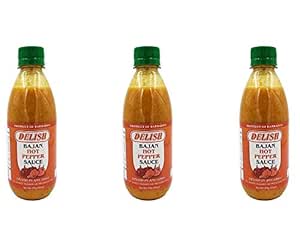 Amazon.com : Delish Bajan Hot Pepper Sauce 355ML (Pack of 3) : Grocery ...