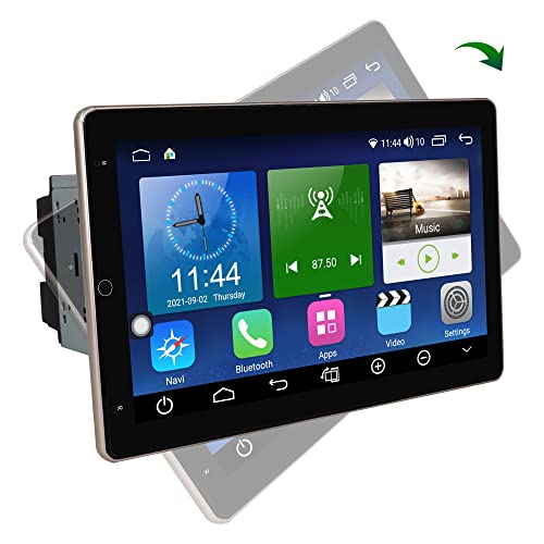 10.1 Inch Double Din Car Stereo Android Radio Universal Rotatable Touch ...