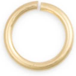 Amazon.com: JewelrySupply 5.8mm 14 Karat Solid Yellow Gold Open Jump Ring