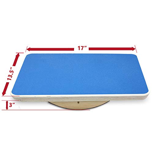 FORLRFIT Professional Wooden Balance Board, Rocker Board-17.” Full Anti ...