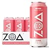 ZOA Zero Sugar Energy Drinks, White Peach - Sugar Free with ...