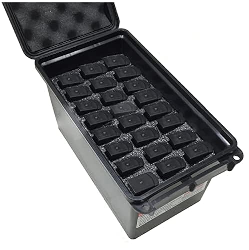 Case Club 24 Magazine Holder 50 Cal Ammo Can Foam to Fit MTM (Pre-Cut ...