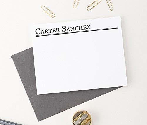 Amazon.com: Mens Personalized Stationery Set, Stationery for men ...