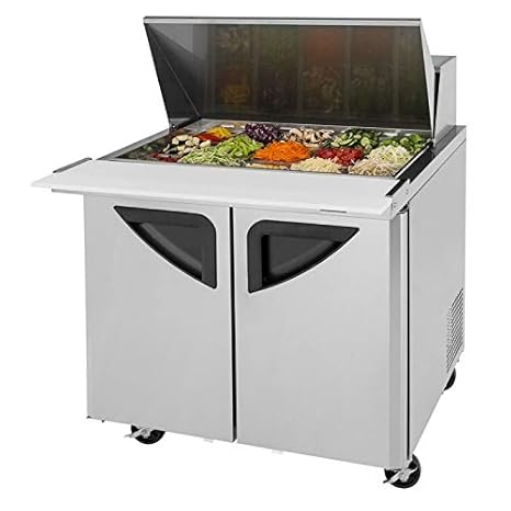 Amazon.com: 36" Commercial Sandwich Salad Prep Cooler 15 Pans Mega-Top ...