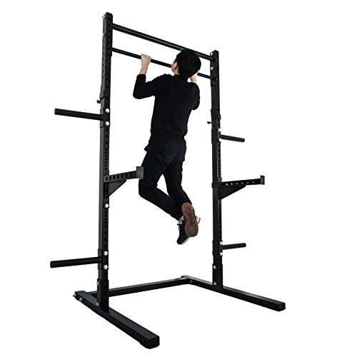 Popsport Deep Squat Rack Series Power Rack Squat Barbell Cage Bench ...