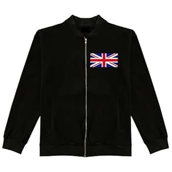 UK British Flag Bomber Jacket at Amazon Men’s Clothing store
