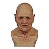 2021 Halloween Scary Full Head Latex Mask Horrific Old Man Realistic ...