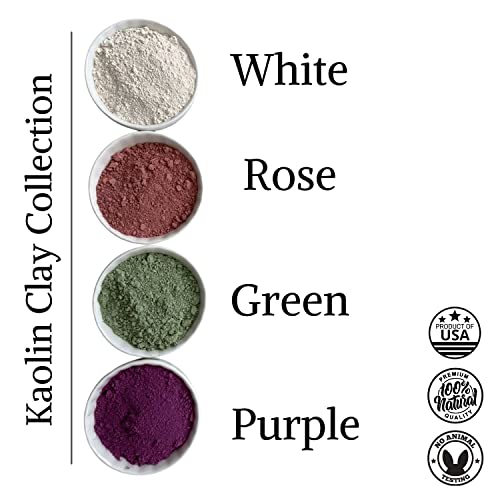 Bare Essentials Living Kaolin White Clay 12 oz Powder, 100% natural for ...