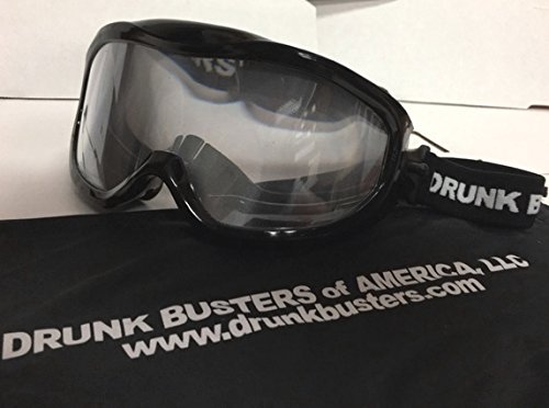 Drunk Busters Impairment Goggles - Simulates .08-.15 BAC - Black Strap ...