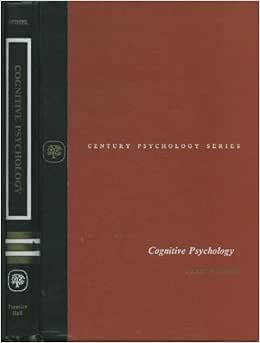 Cognitive Psychology: Neisser, Ulric: Amazon.com.mx: Libros