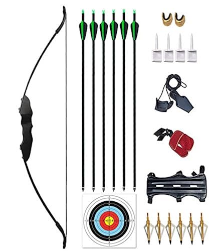 Vogbel Bow and Arrow for Adults Archery Recurve Bow Set Takedown ...