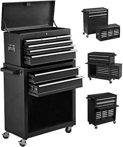 8-Drawer Tool Chest Tool Box,High Capacity Rolling Tool Chest Tool ...