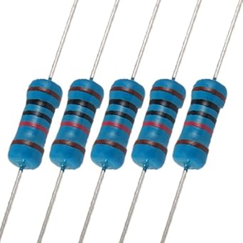 uxcell 1W 10K Ohm 1% Axial Lead Metal Film Resistor 200 Pcs: Single ...