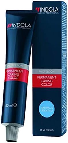 Indola Profession Permanent Caring Hair Color (1.1 Black Ash,60ml ...