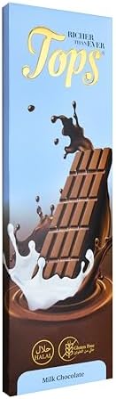 Tops Milk Chocolate Bars Packet 100gm 12 Pieces Tops Milk Chocolate ...