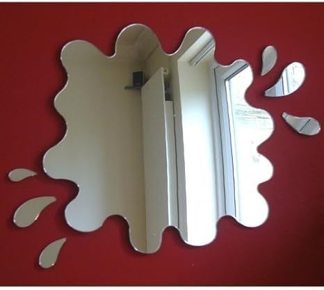 Puddle Mirror 35cm x 32cm and 6 Splashes: Amazon.co.uk: Kitchen & Home