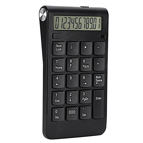 PUSOKEI Numeric Keypad 20 Keys Black Numpad, Wireless Numeric Keypad ...