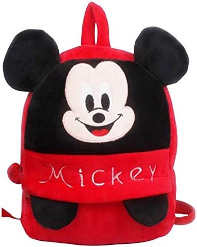 Mickey Mouse Themed School Backpack for Kids, Black and Red price in ...