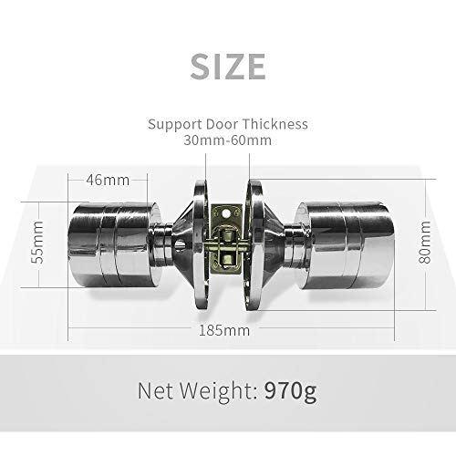 PINEWORLD Q100 Bluetooth Smart Lock Keyless Electronic Keypad Lock ...