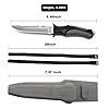 Scuba Diving Knife with Leg Straps & Sheath, Tactical Stainless Steel ...