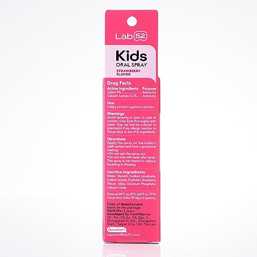 LAB52 Kids Oral Spray, Children Anticavity Toothpaste Helper for Cavity ...