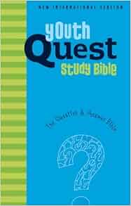 NIV, Youth Quest Study Bible, Hardcover: The Question and Answer Bible ...