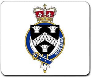 Amazon.com: Wiseman England Family Crest Coat of Arms Mouse Pad ...