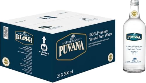 Puvana Natural Drinking Water Glass 24 x 500 Ml price in Egypt | Amazon ...