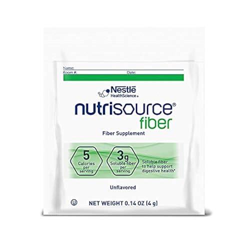 NutriSource Fiber Supplement Powder Packets, Unflavored, (0.14 oz Each ...