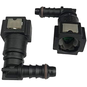 Amazon.com: Fitting Fuel Line Quick Connector 3/8” Barb X 1/2” Bundy ...