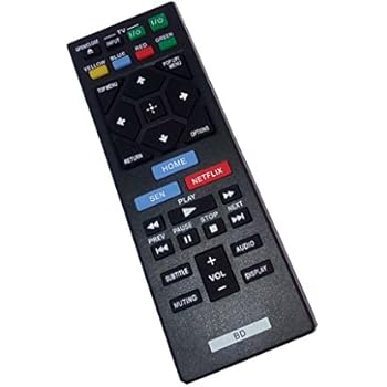 Amazon.com: Replacement Remote Control for Sony BDP-S3700 RMTVB201U ...