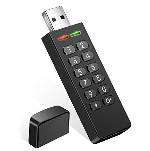 Encrypted USB Flash Drive, Keypad Secure FIPS Certified Memory Stick ...