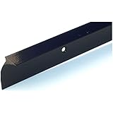 kitchen worktop square end cap q3 profile, 40mm high, black 3mm radius ...