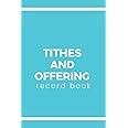Tithes and Offering Record Book: Financial record keeping book for ...